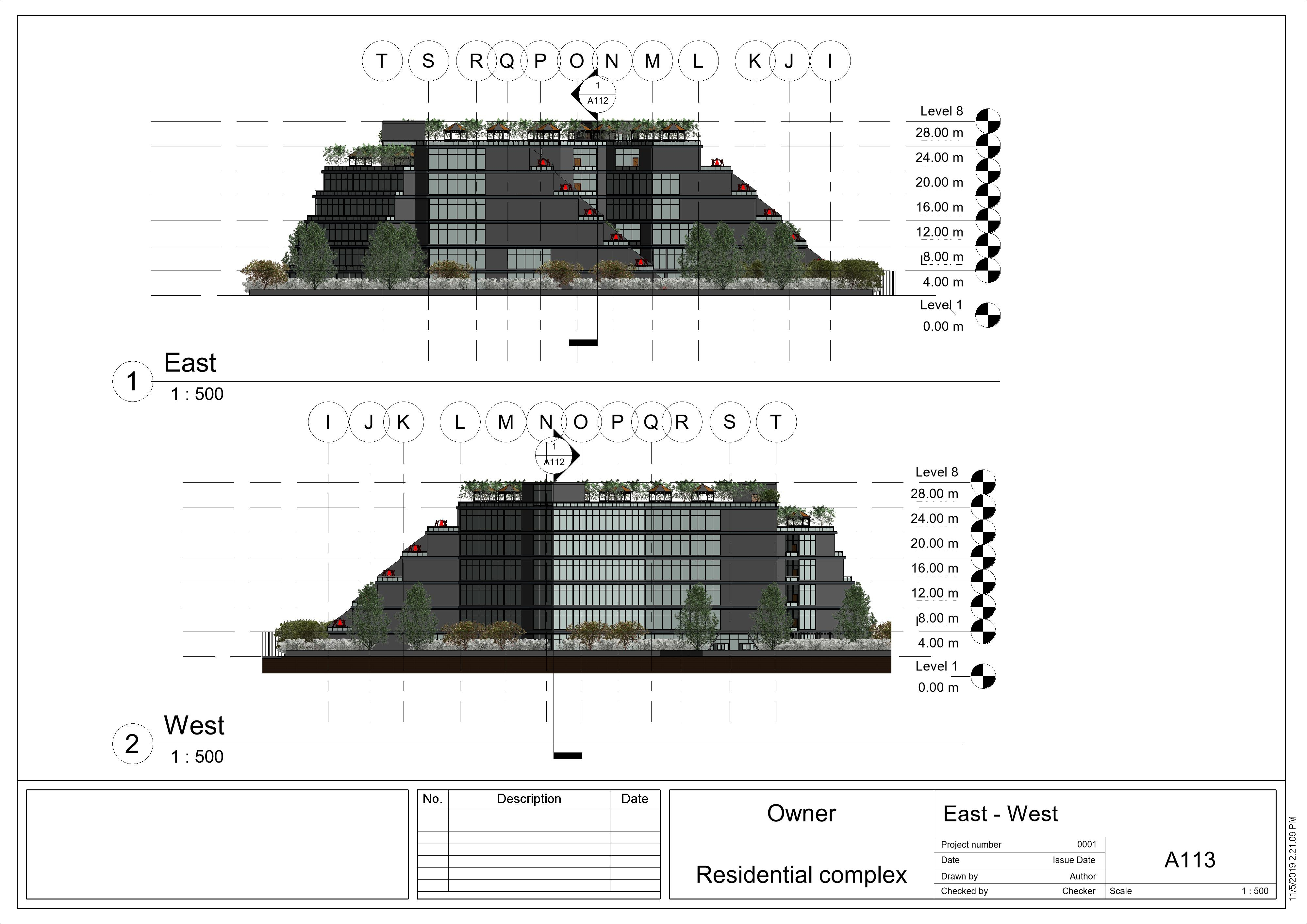 Revit residential complex 3D model - TurboSquid 1468287
