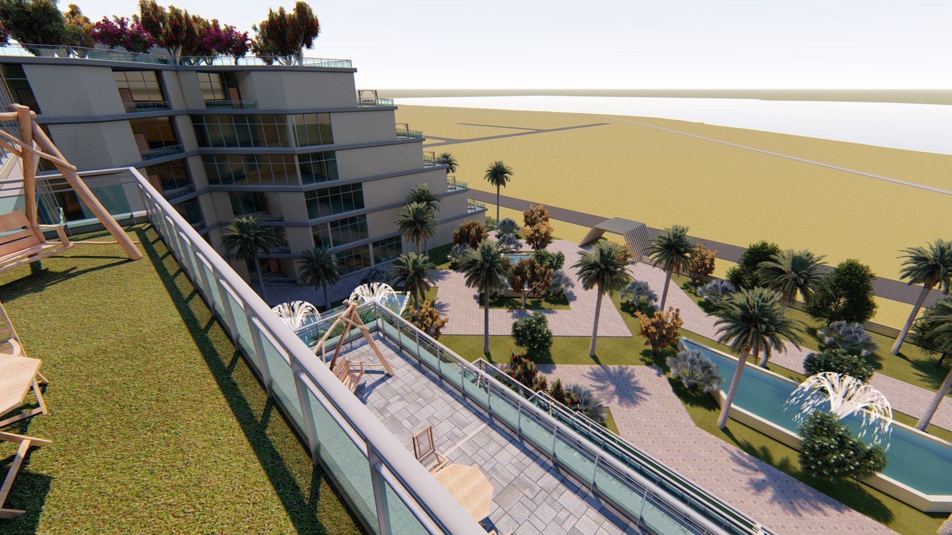 Revit Residential Complex 3D Model - TurboSquid 1468287