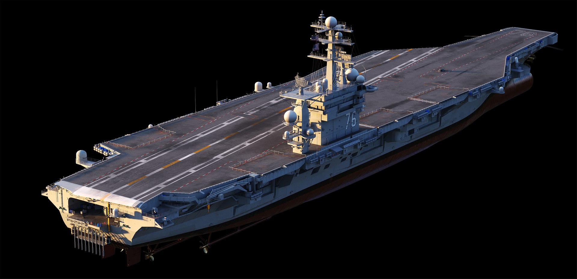 Nimitz Class Carrier 3D model - TurboSquid 1745390