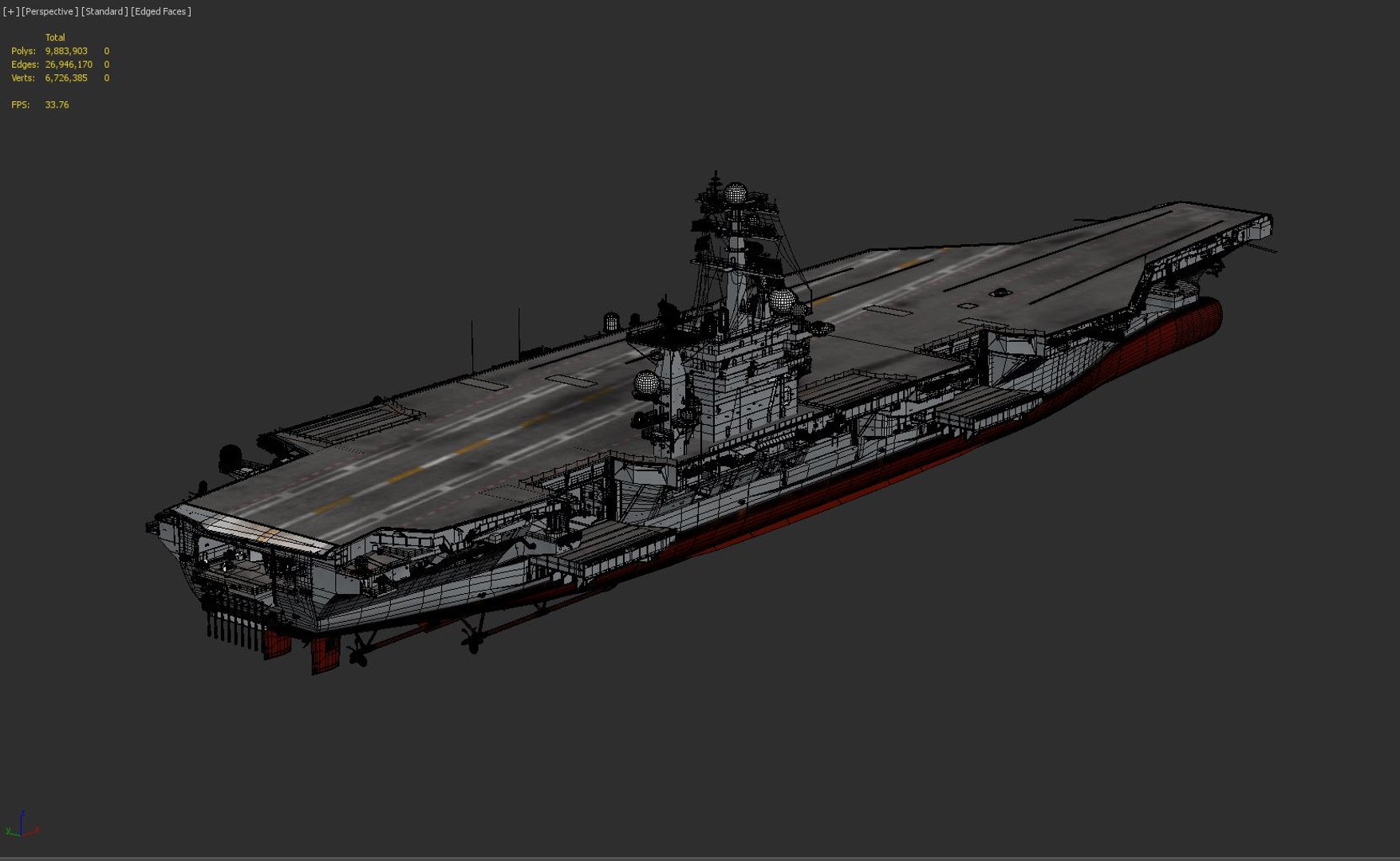 Nimitz Class Carrier 3D model - TurboSquid 1745390