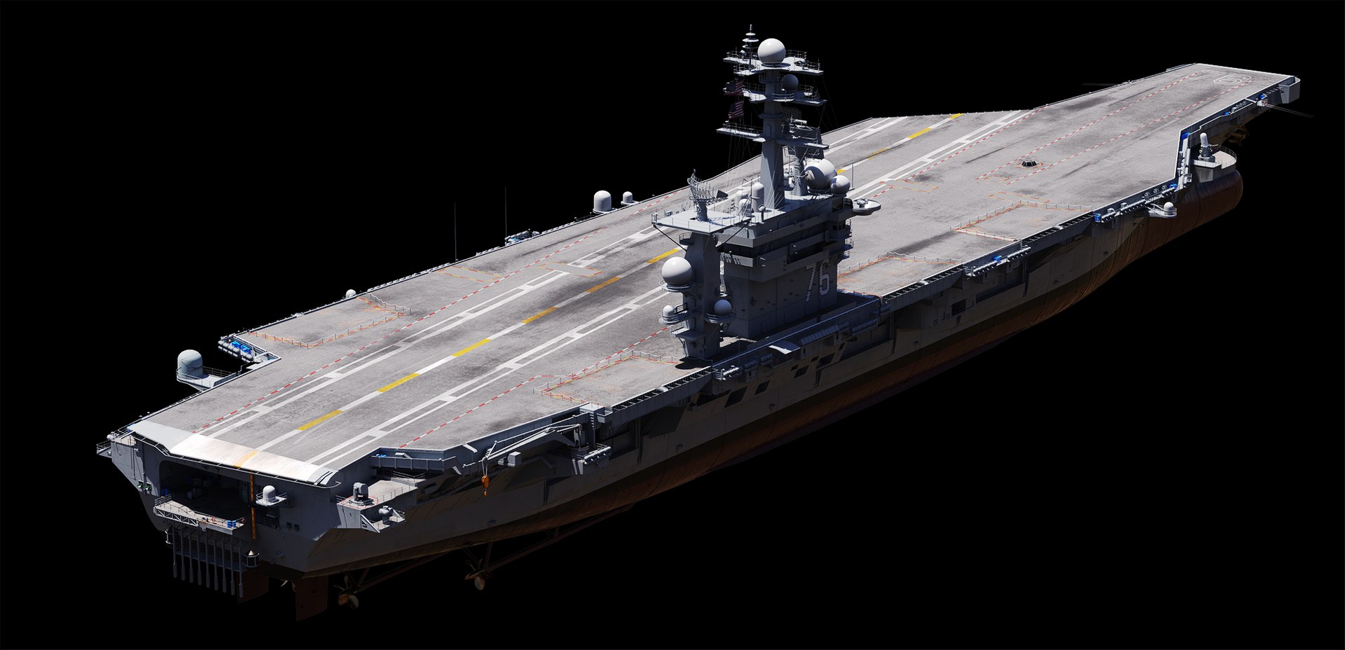 Nimitz Class Carrier 3D model - TurboSquid 1745390