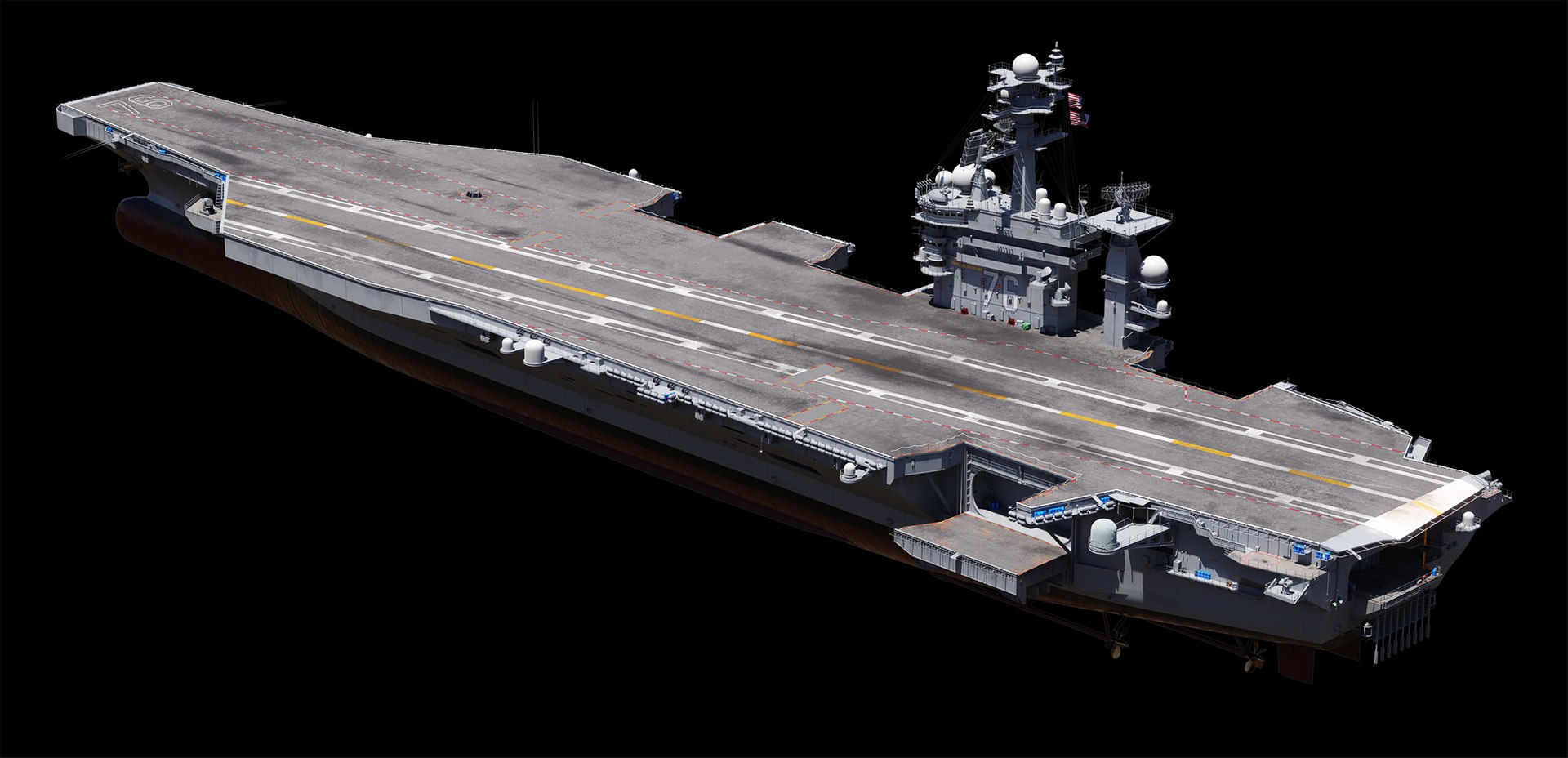 Nimitz Class Carrier 3D model - TurboSquid 1745390
