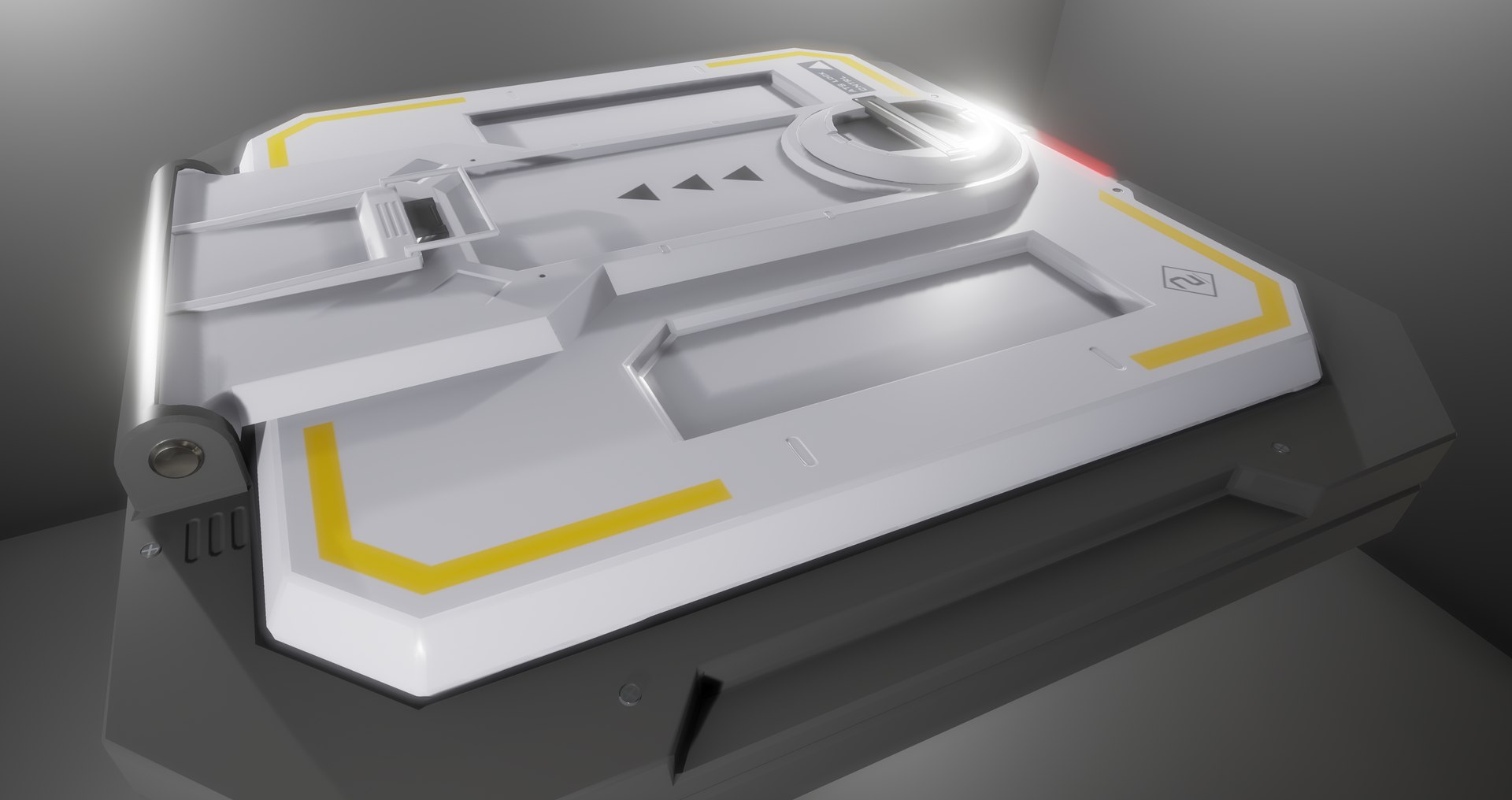 Sci-fi Hatch 3d Obj