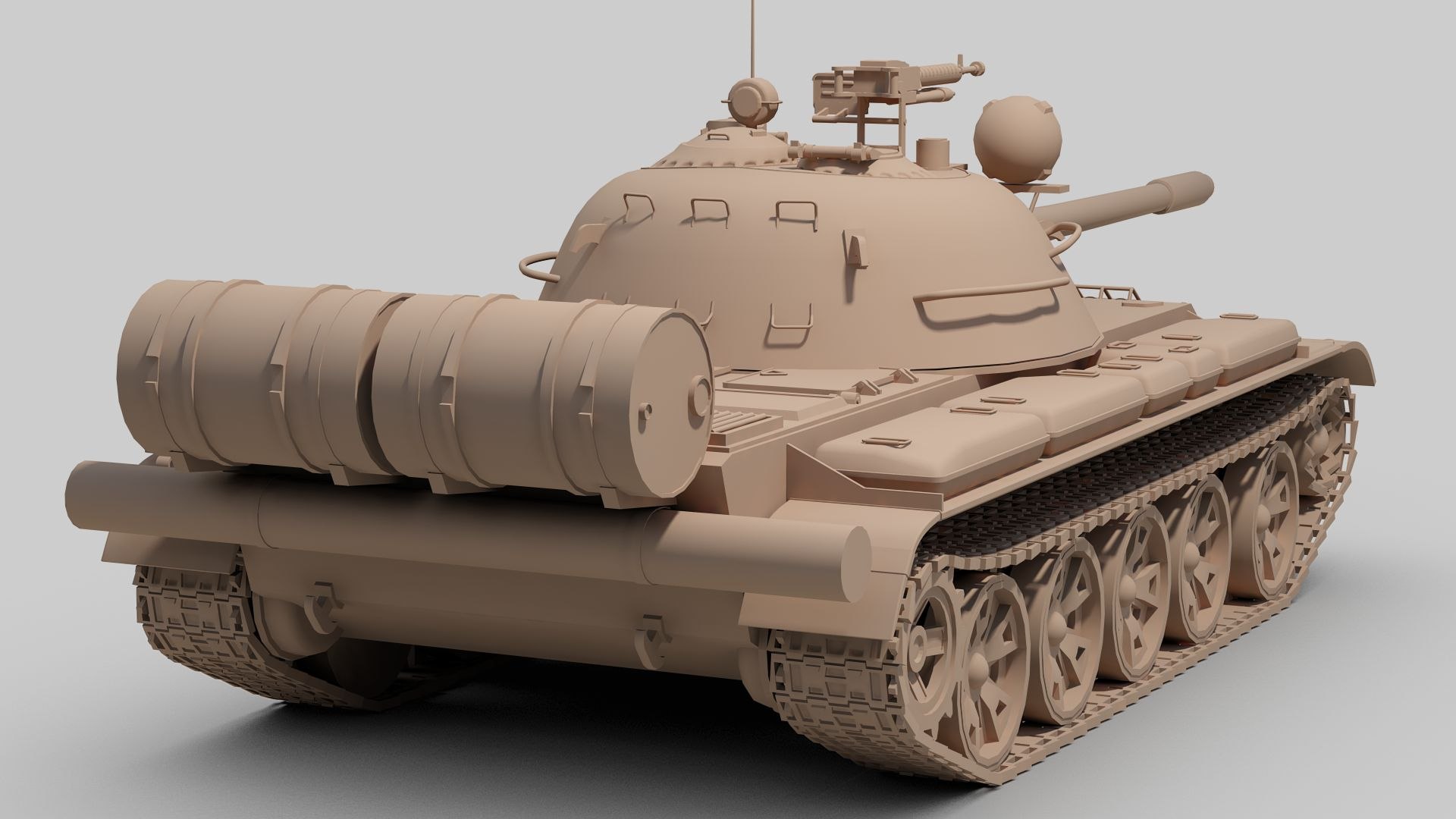 3D T 55 Russian Tank Model - TurboSquid 2138760