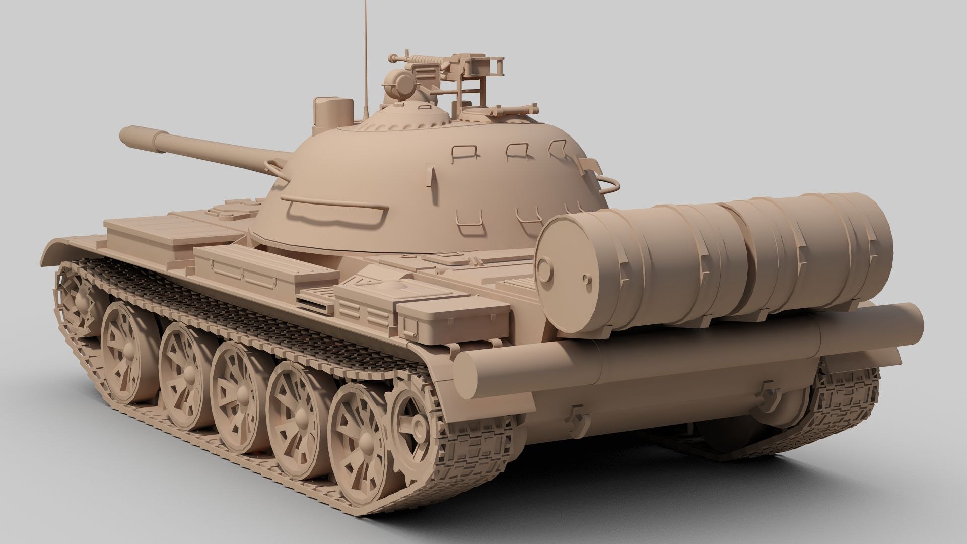 3D T 55 Russian Tank Model - TurboSquid 2138760