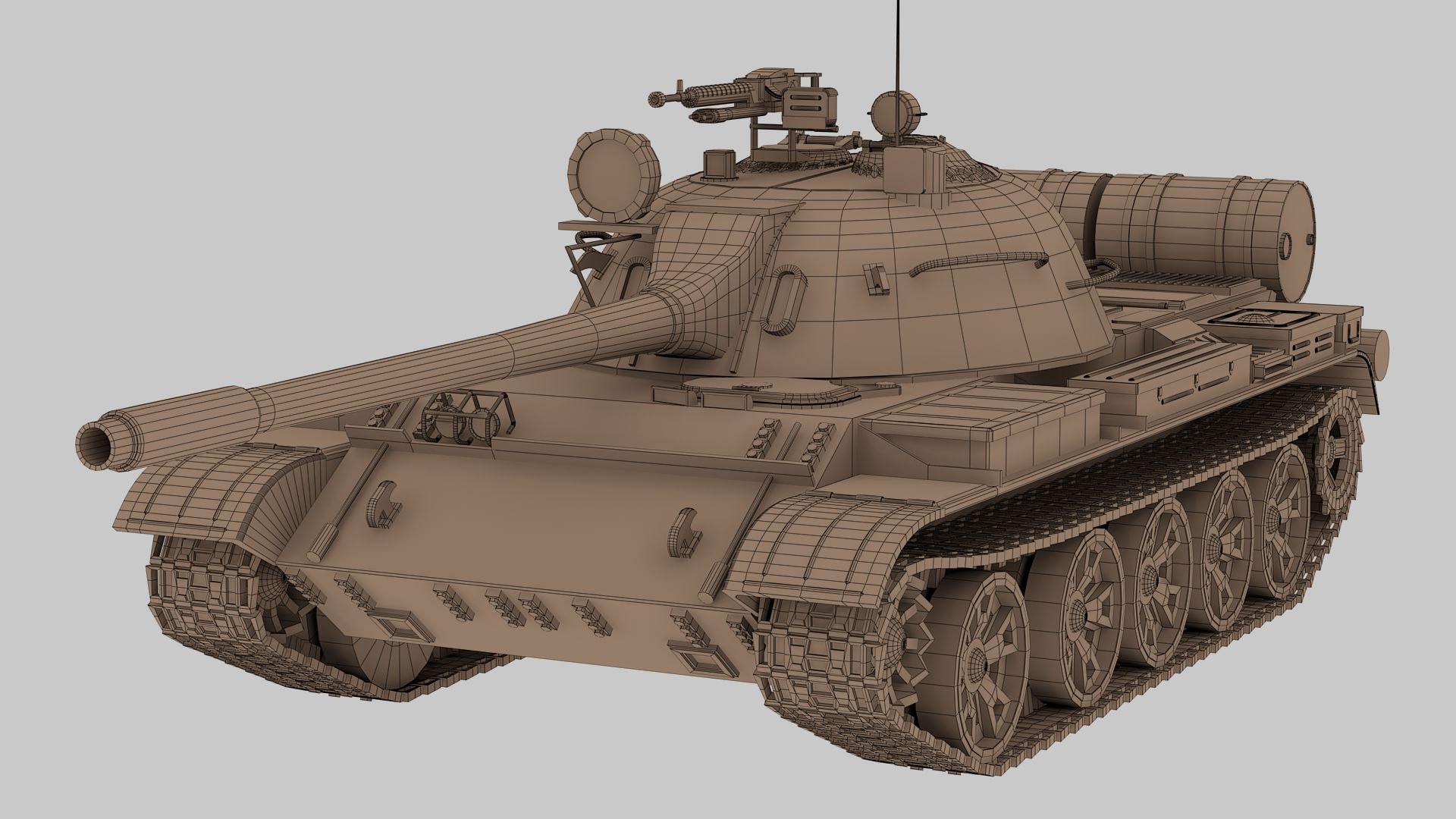 3D T 55 Russian Tank Model - TurboSquid 2138760