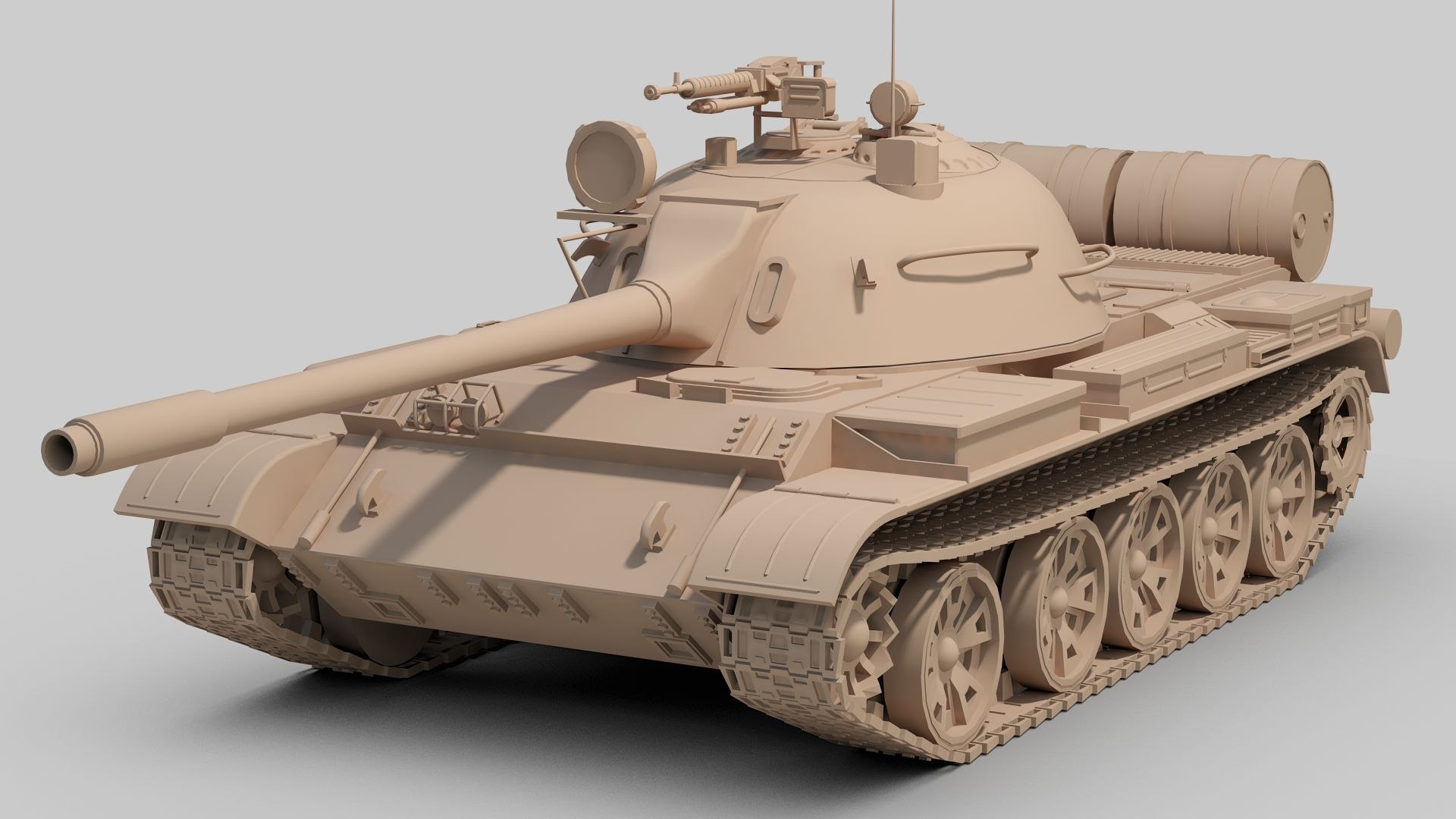 3D T 55 Russian Tank Model - TurboSquid 2138760