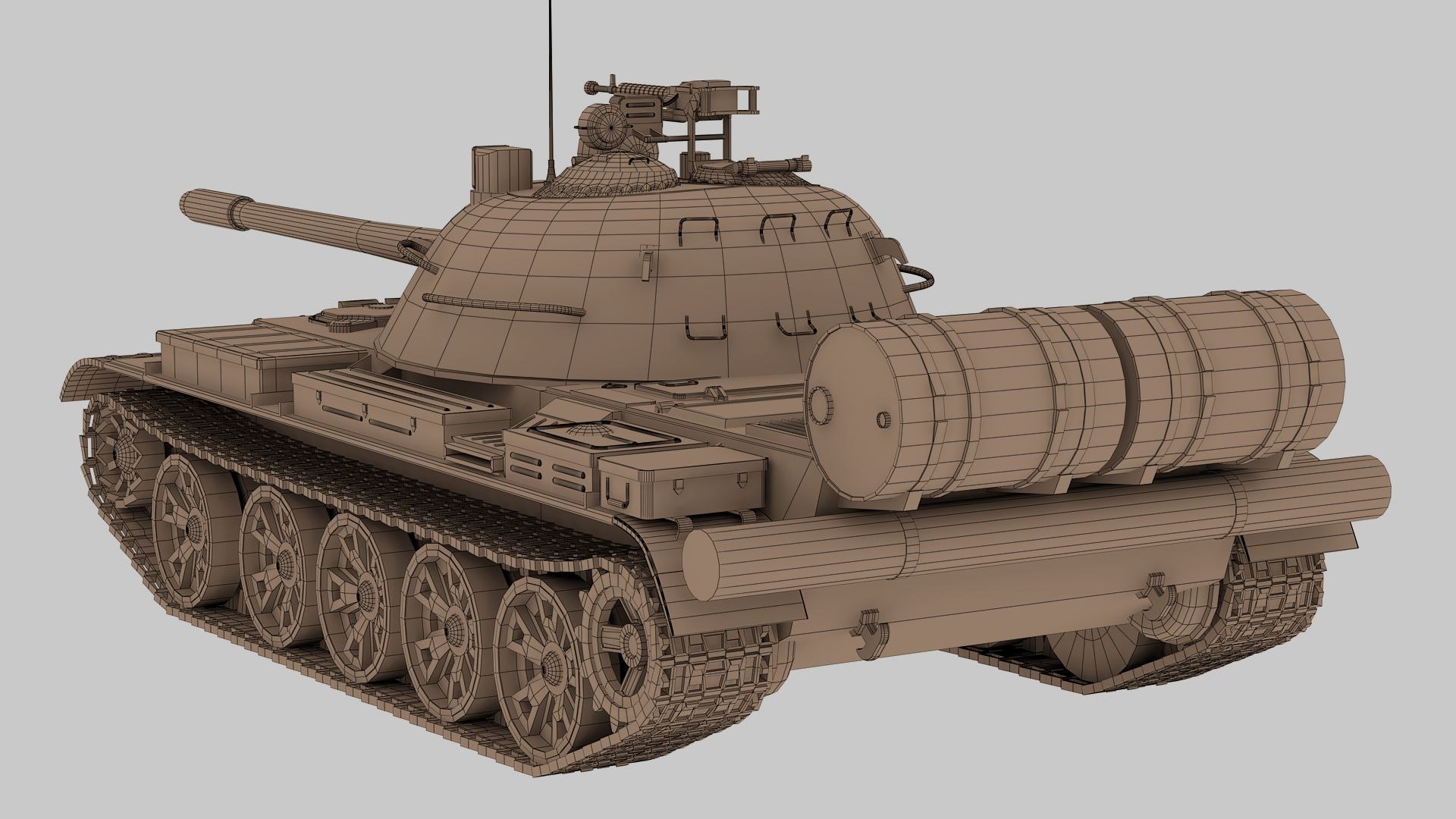 3D T 55 Russian Tank Model - TurboSquid 2138760