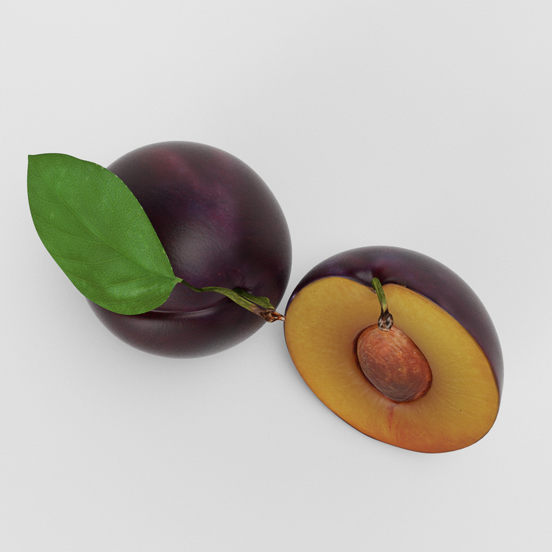Realistic plum 3D model - TurboSquid 1150069