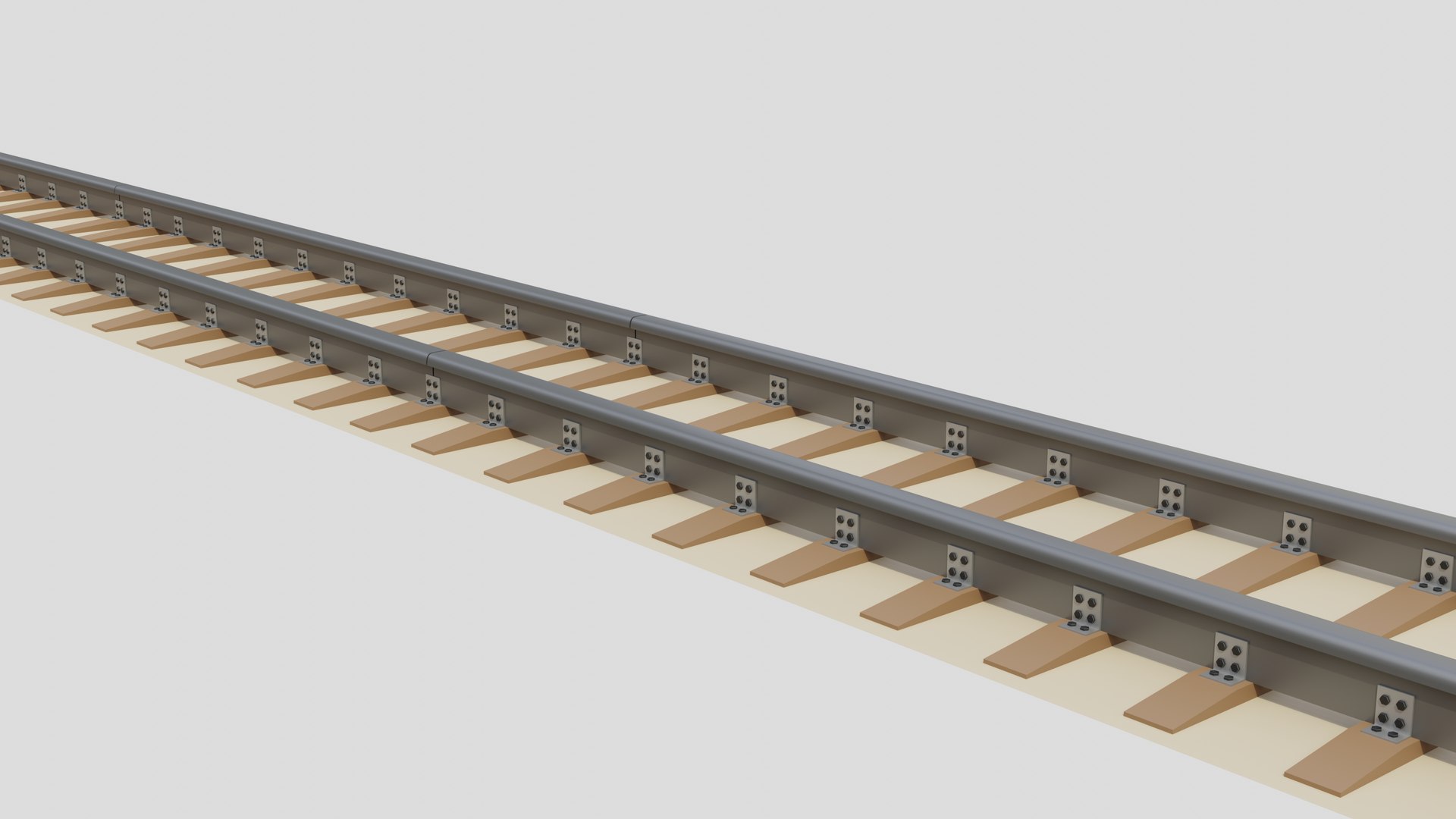 Free Rail Track Lowpoly 3D Model - TurboSquid 2444131