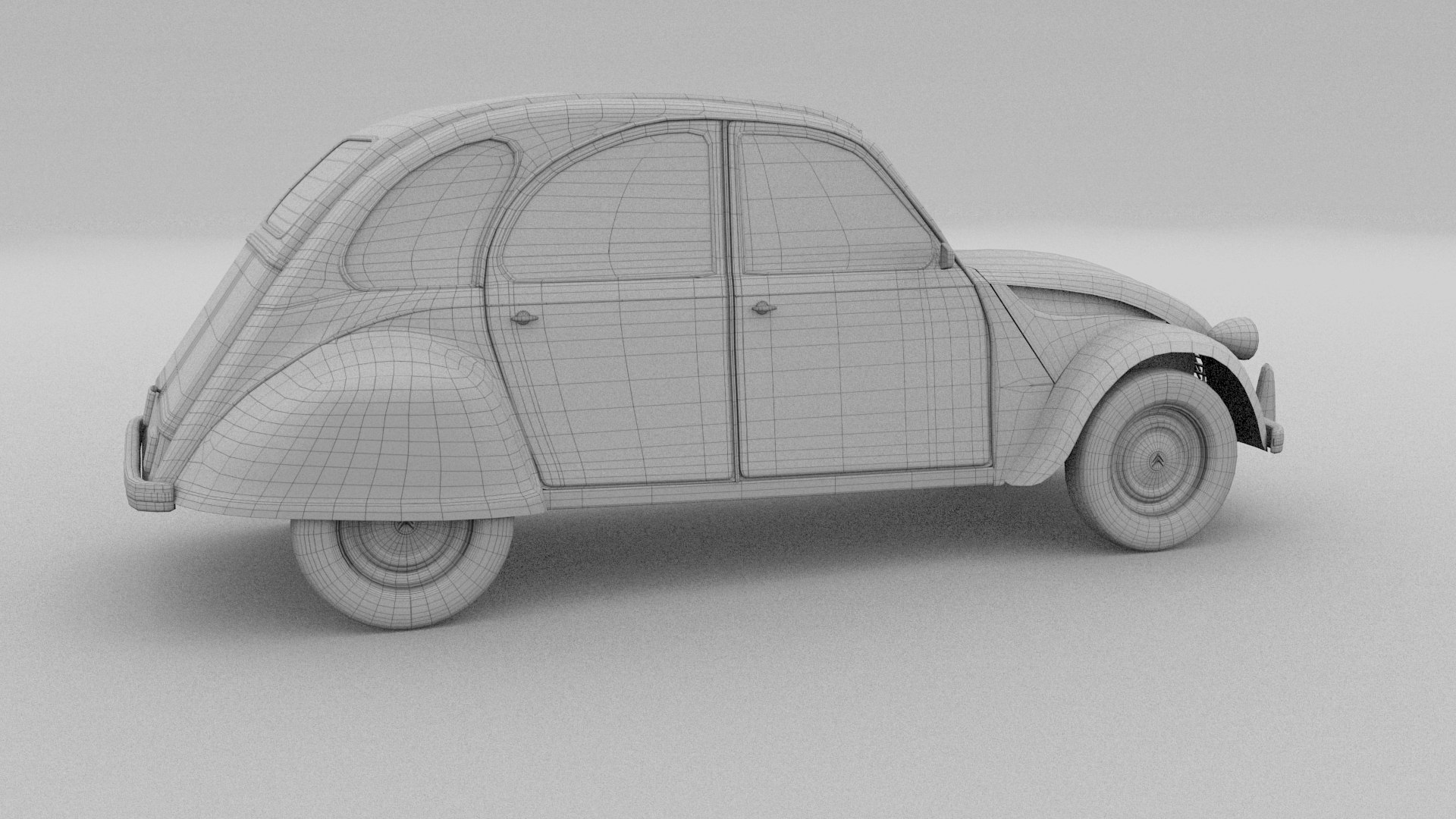 citroen 2cv obj