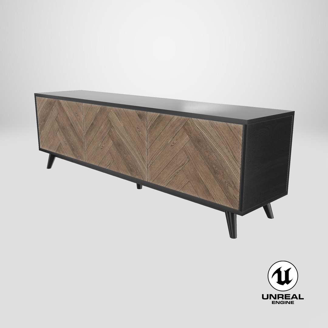 Console Table Model - TurboSquid 2230318