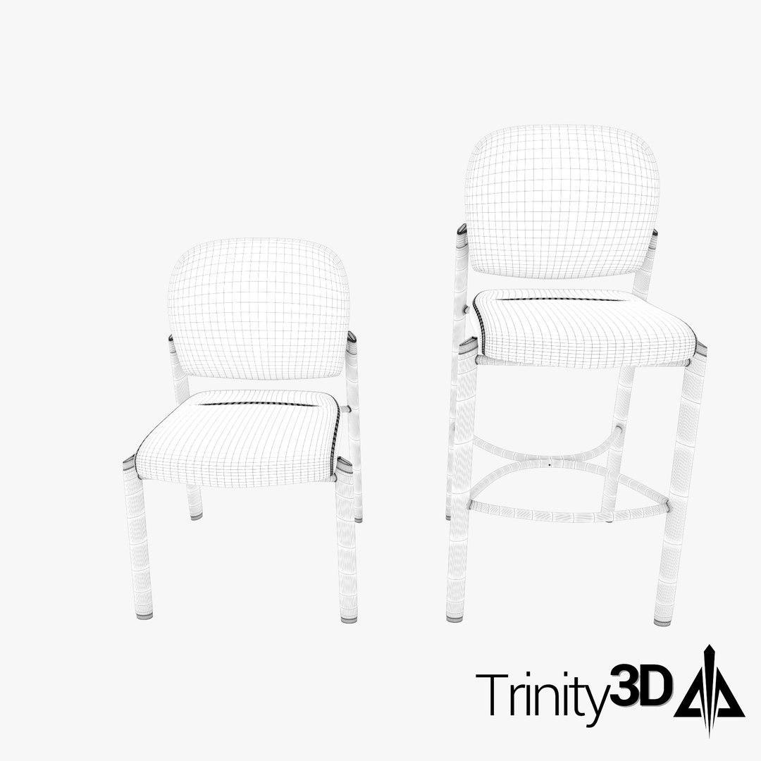 Set Chairs 3D Model - TurboSquid 1597486