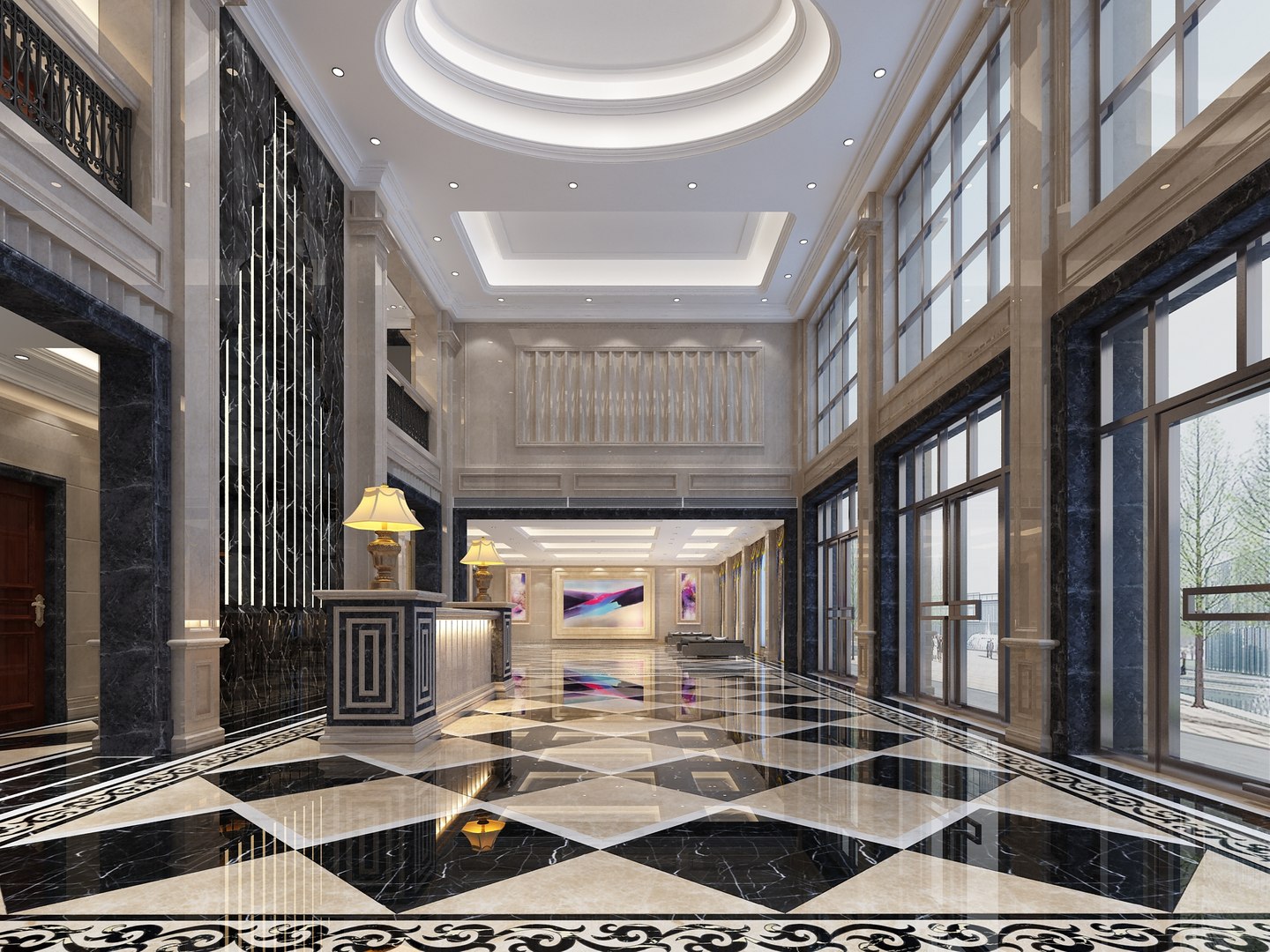 Lobby Scene 03 3D - TurboSquid 2172970