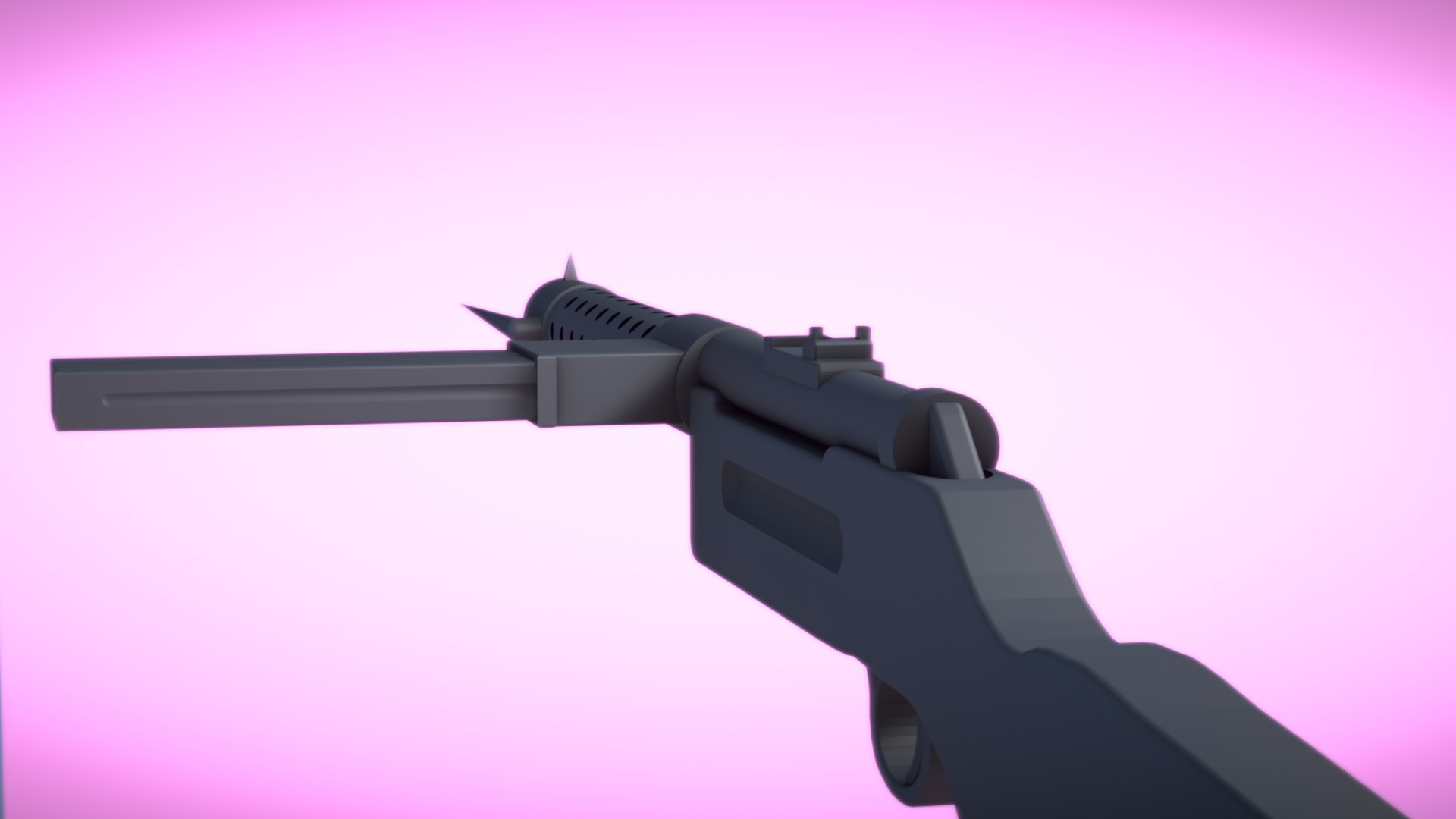 mp18 weapon gun 3d model