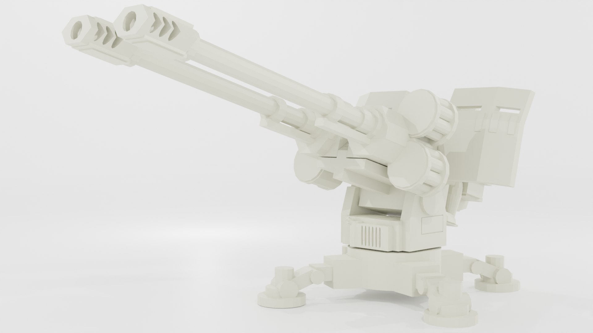 3D Heavy Defense Turret Model - TurboSquid 2024300