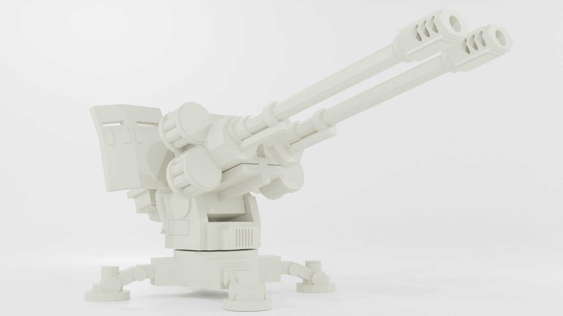3D Heavy Defense Turret Model - TurboSquid 2024300
