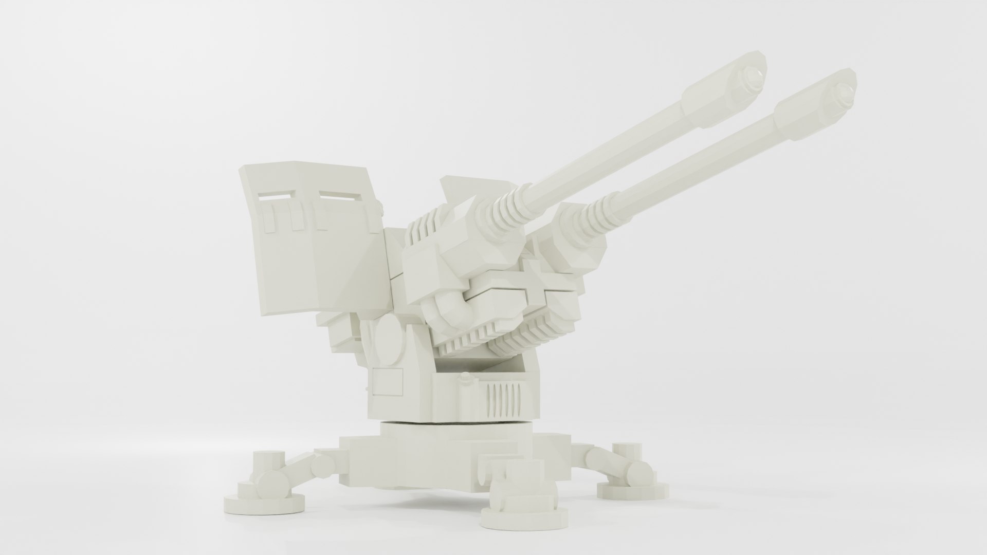 3D Heavy Defense Turret Model - TurboSquid 2024300