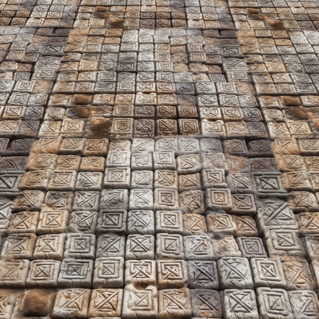 Ancient Roads Mayan Floors Pack 16 Model - TurboSquid 2067893