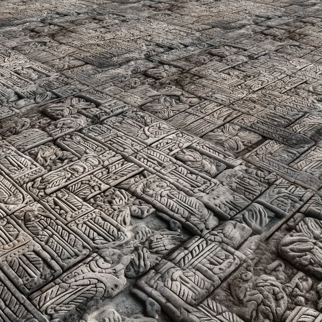 Ancient Roads Mayan Floors Pack 16 Model - TurboSquid 2067893