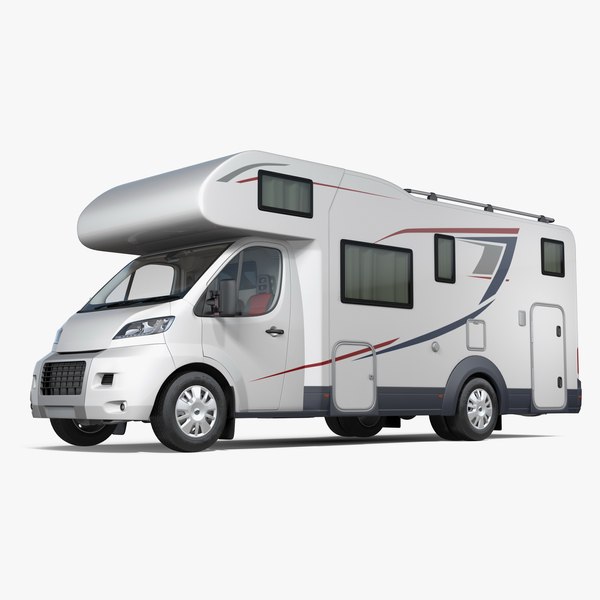 3d model motorhome generic rigged