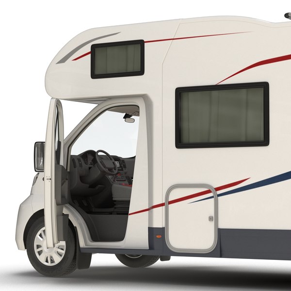 3d model motorhome generic rigged