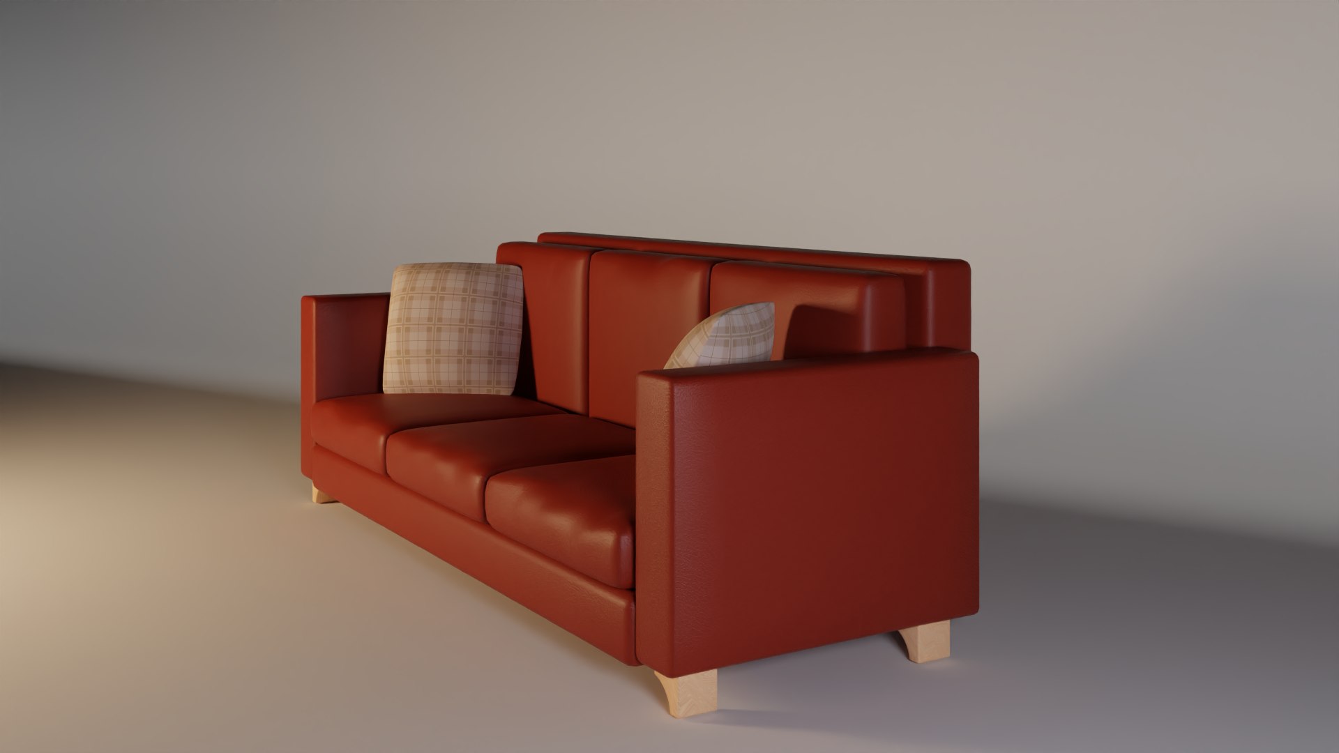 Sofa For Render Low-poly 3D Model - TurboSquid 2071911