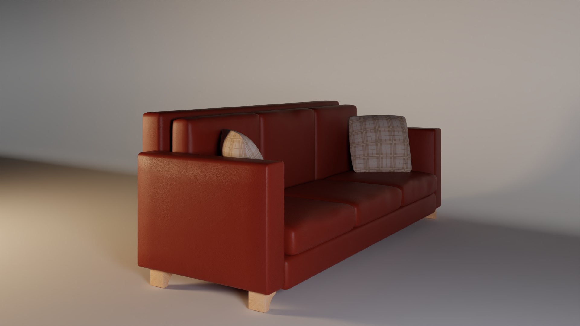 Sofa For Render Low-poly 3D Model - TurboSquid 2071911