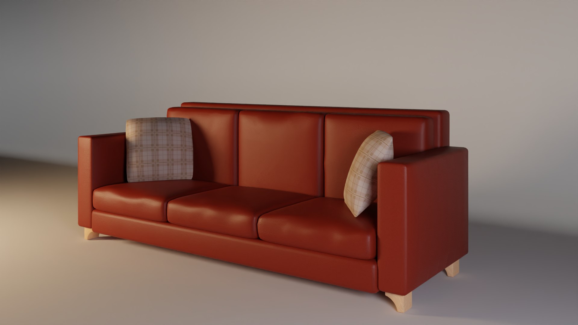 Sofa For Render Low-poly 3D Model - TurboSquid 2071911