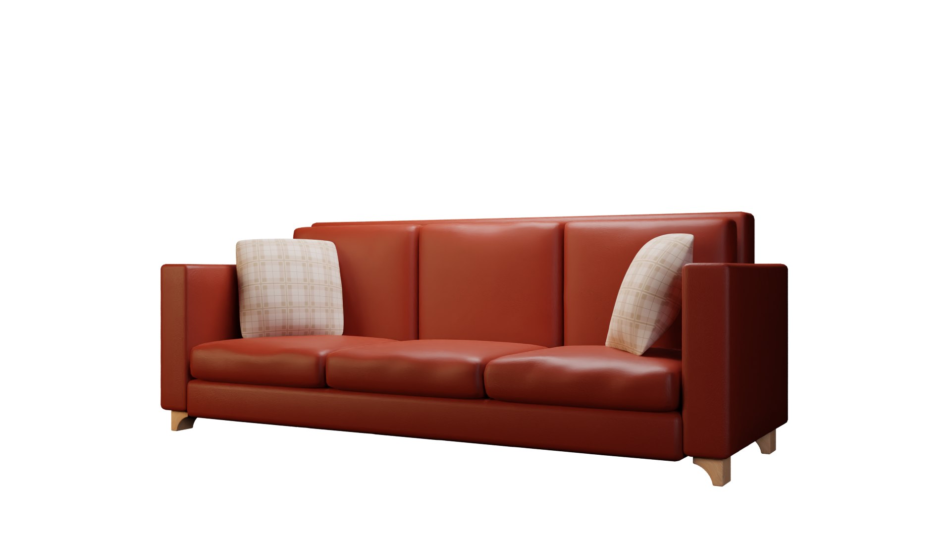 Sofa For Render Low-poly 3D Model - TurboSquid 2071911