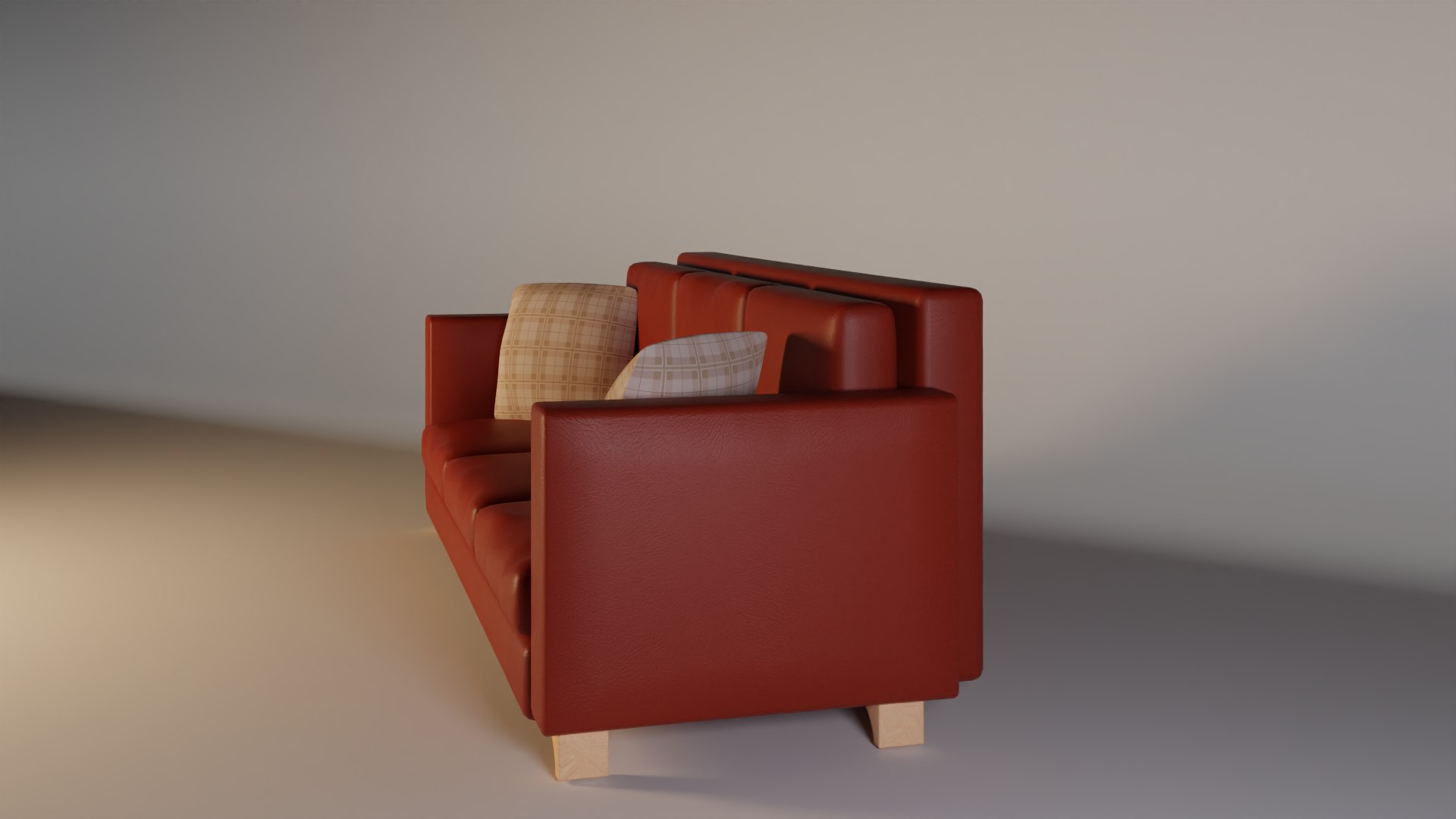 Sofa For Render Low-poly 3D Model - TurboSquid 2071911