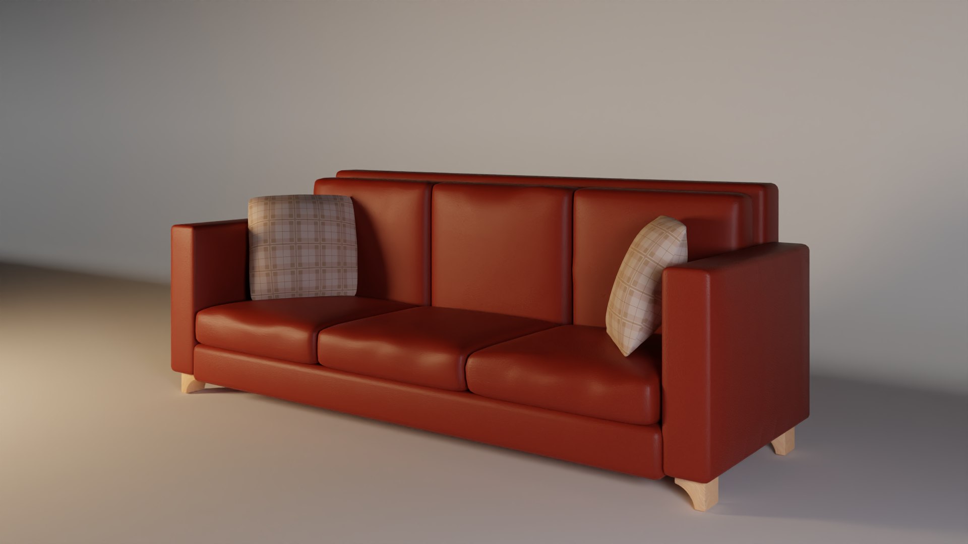 Sofa For Render Low-poly 3D Model - TurboSquid 2071911