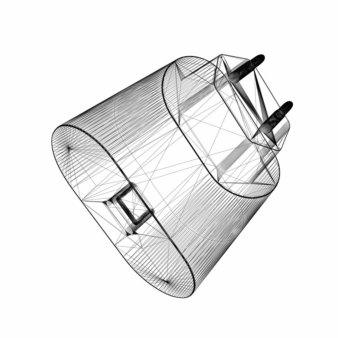 3D Apple 20W Type-C Power Adapter - TurboSquid 2175230