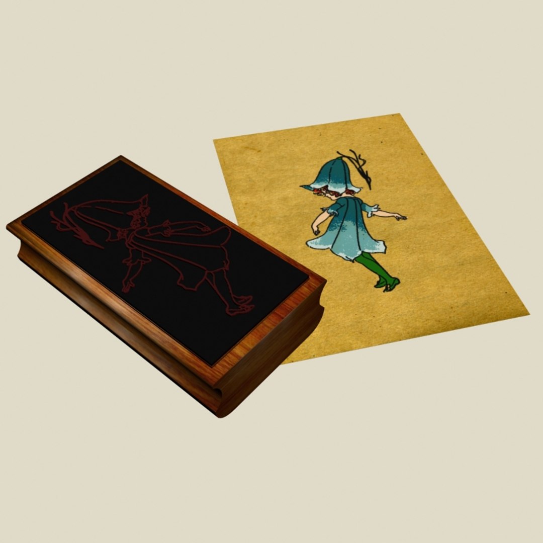 3D lithograph stamp 1 - TurboSquid 1261408