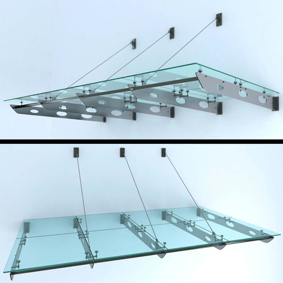 3d Model Glass Canopy