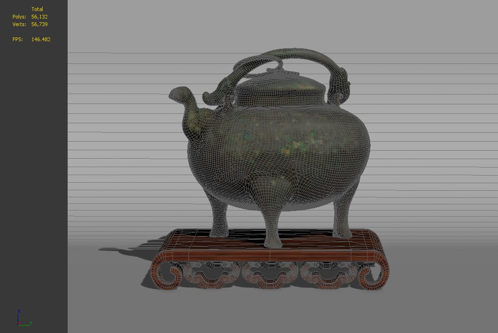 3D model artifacts gift sets three-legged - TurboSquid 1617629