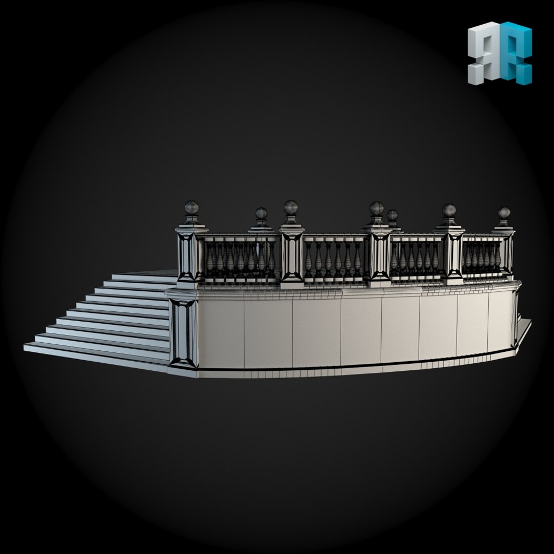 architectural modules 3d model