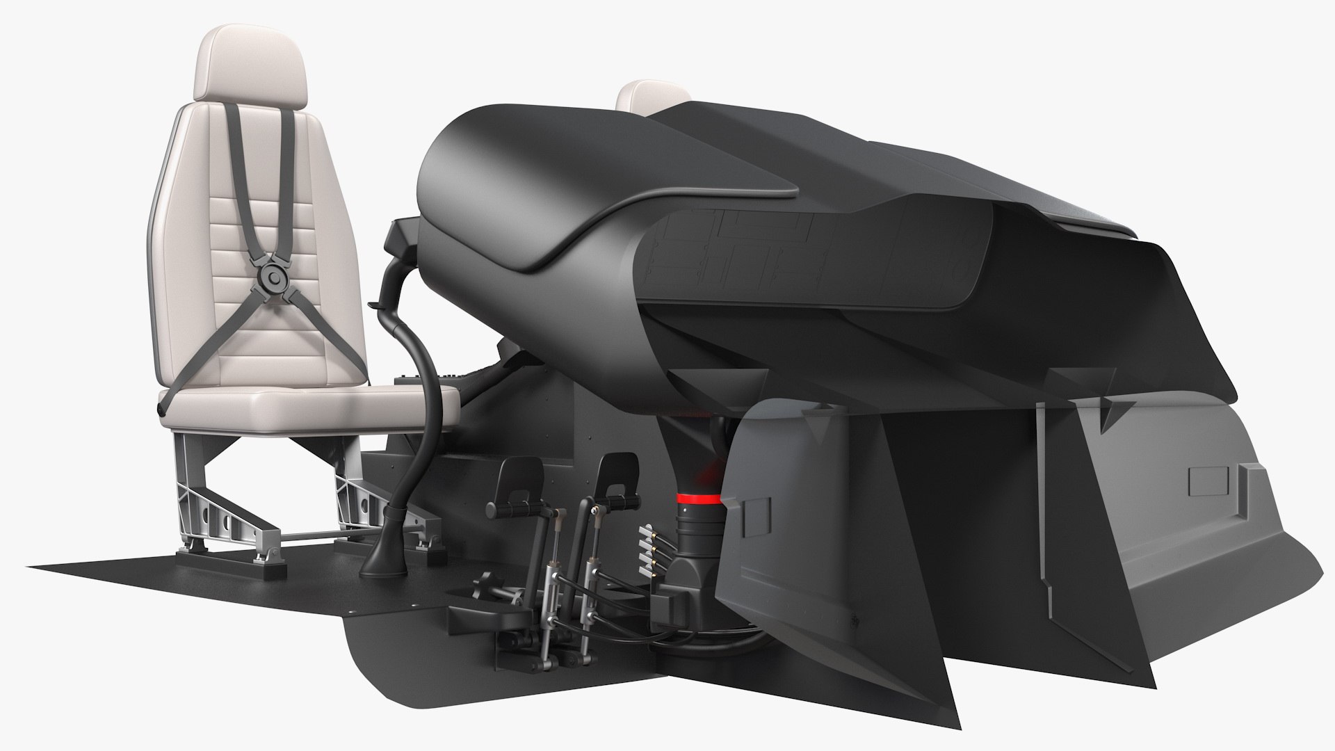 Helicopter pilot cabin model - TurboSquid 1591410
