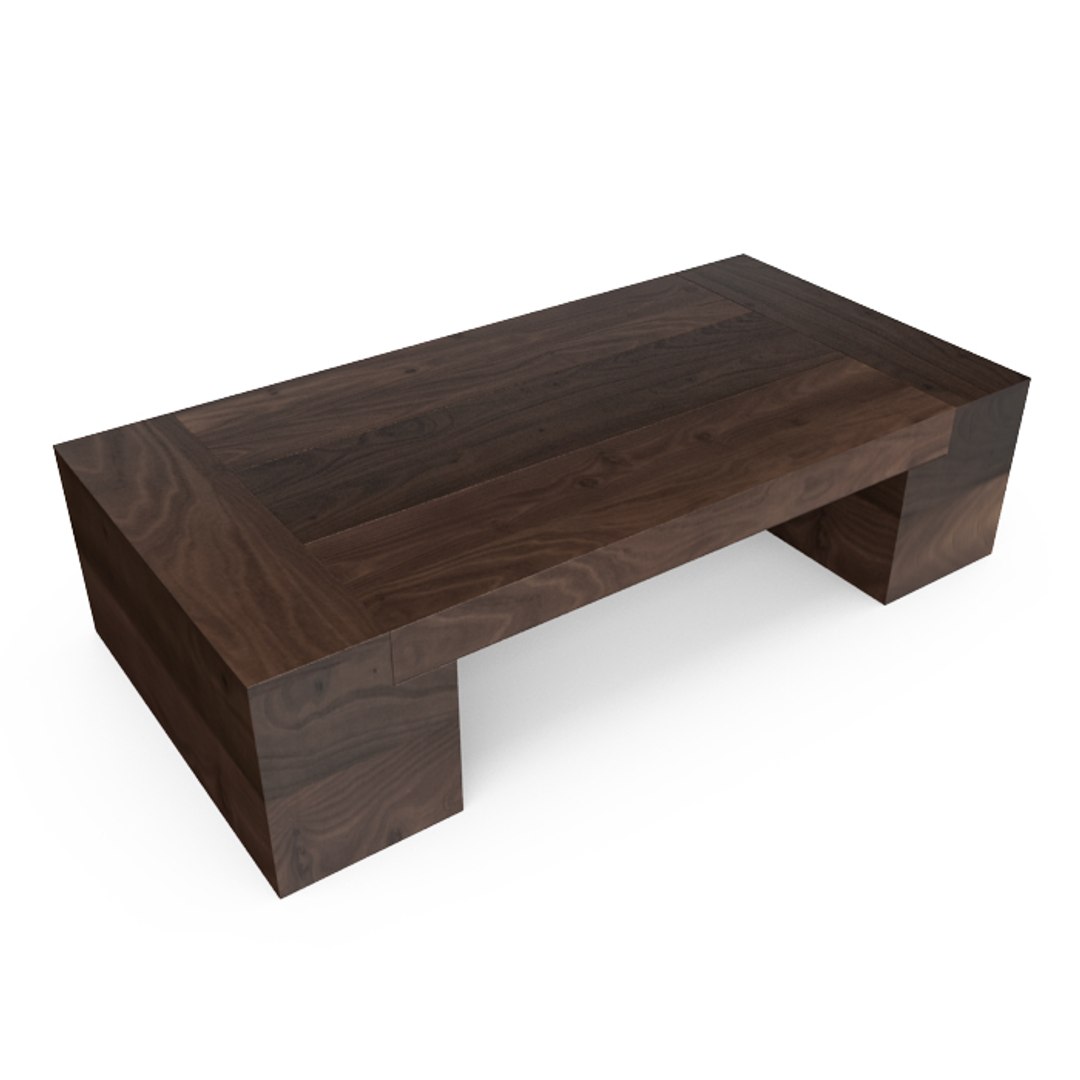 Hudson Block Coffee Table 3d Obj