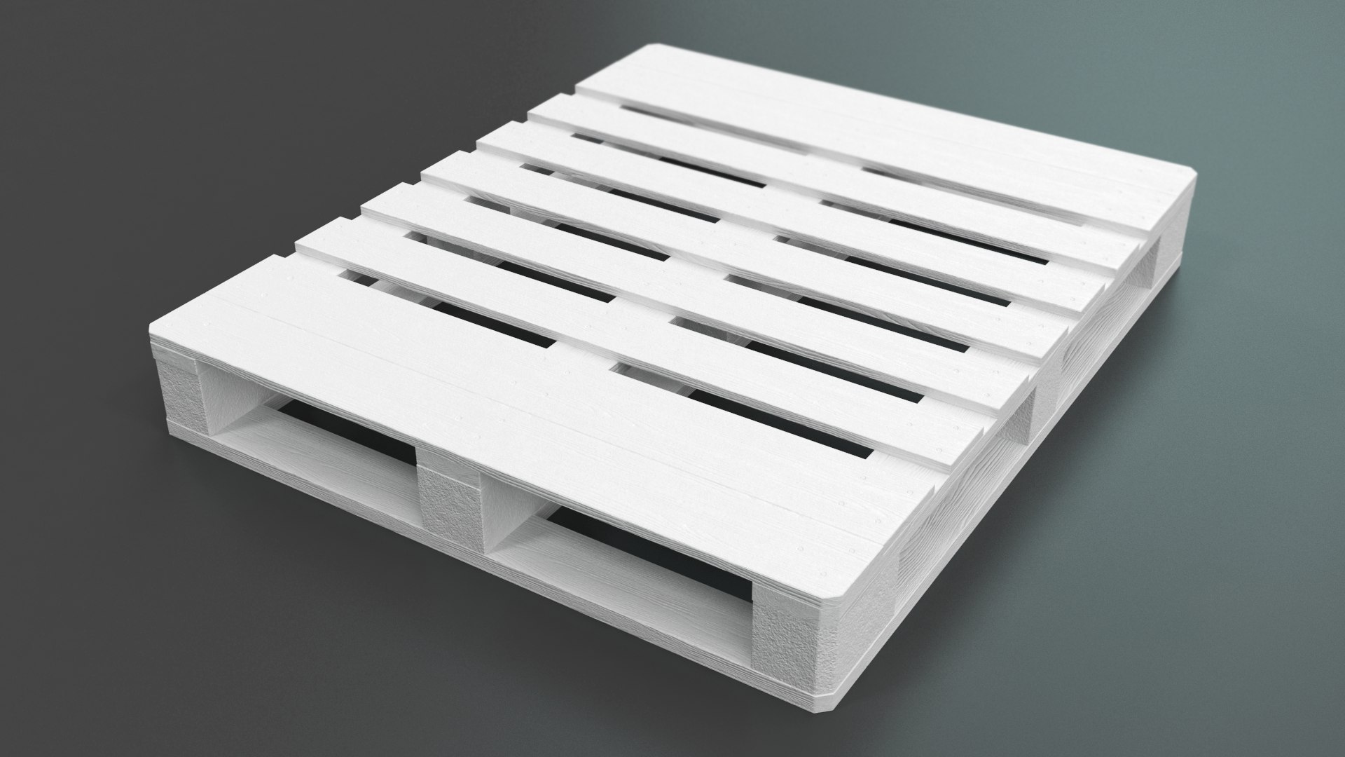 3D Wooden Pallet Eur2 White - TurboSquid 1429921