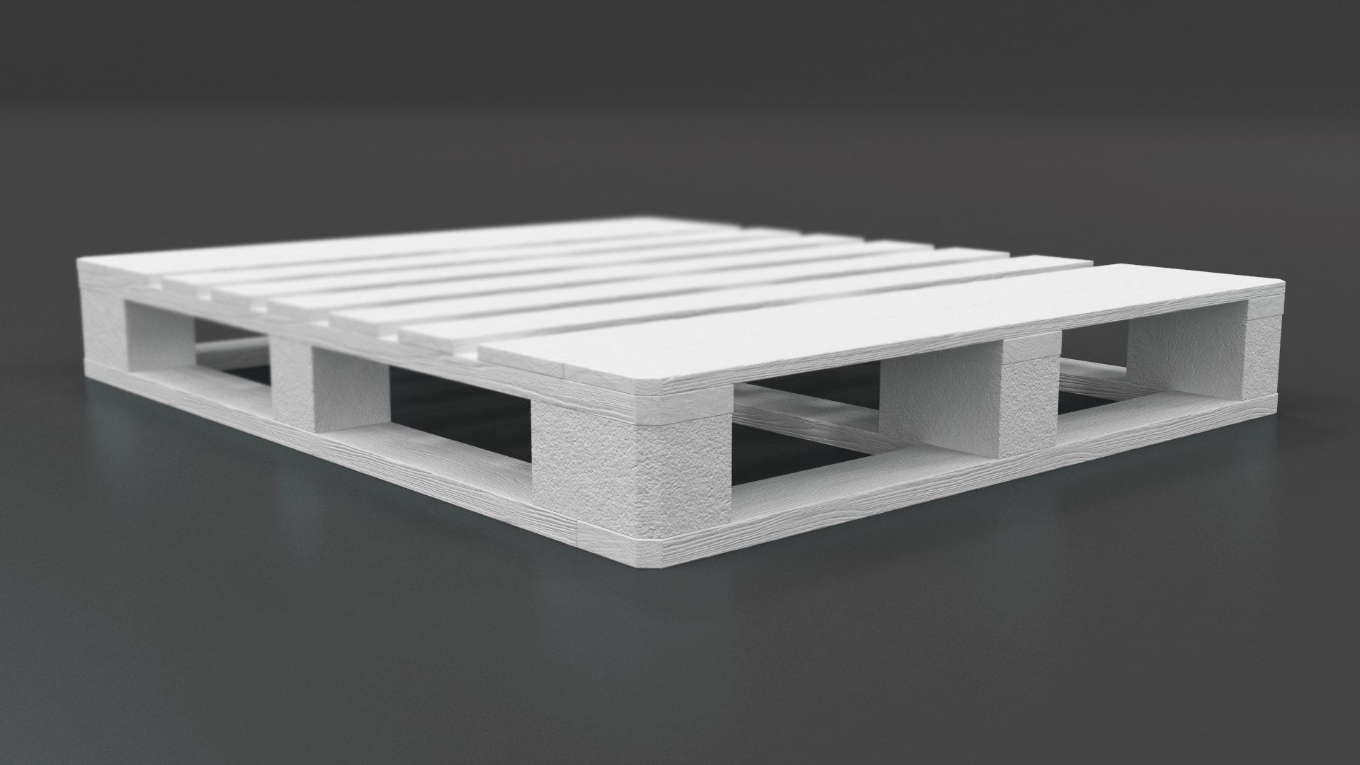 3D Wooden Pallet Eur2 White - TurboSquid 1429921