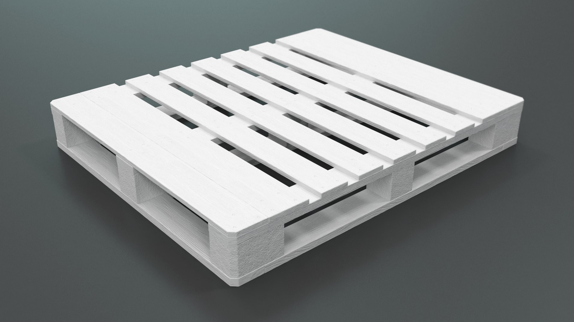 3D Wooden Pallet Eur2 White - TurboSquid 1429921