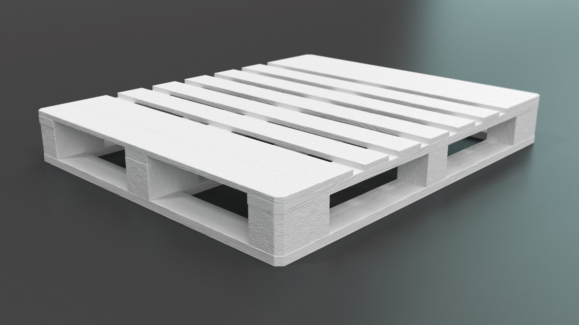 3D Wooden Pallet Eur2 White - TurboSquid 1429921