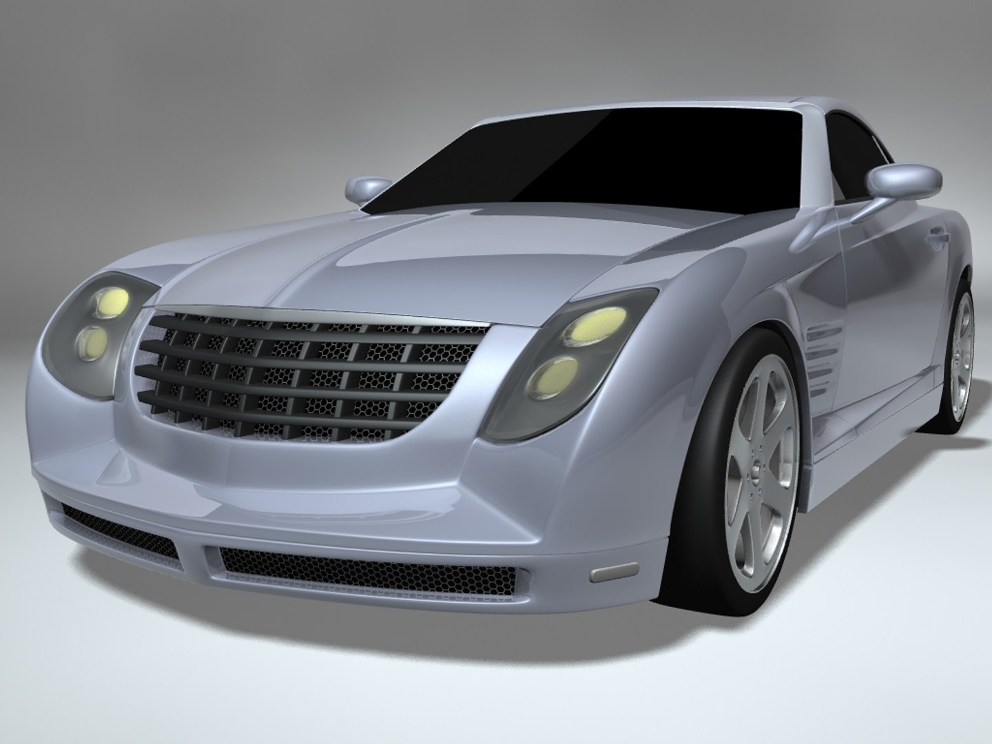 chrysler crossfire concept 3d model