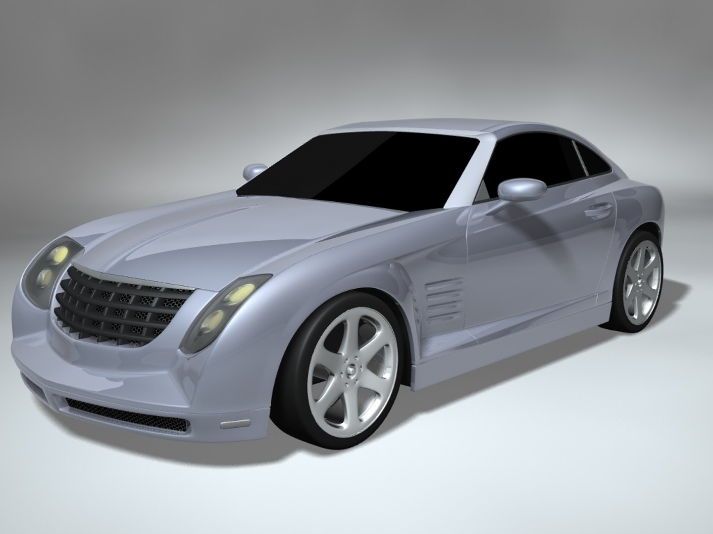 chrysler crossfire concept 3d model