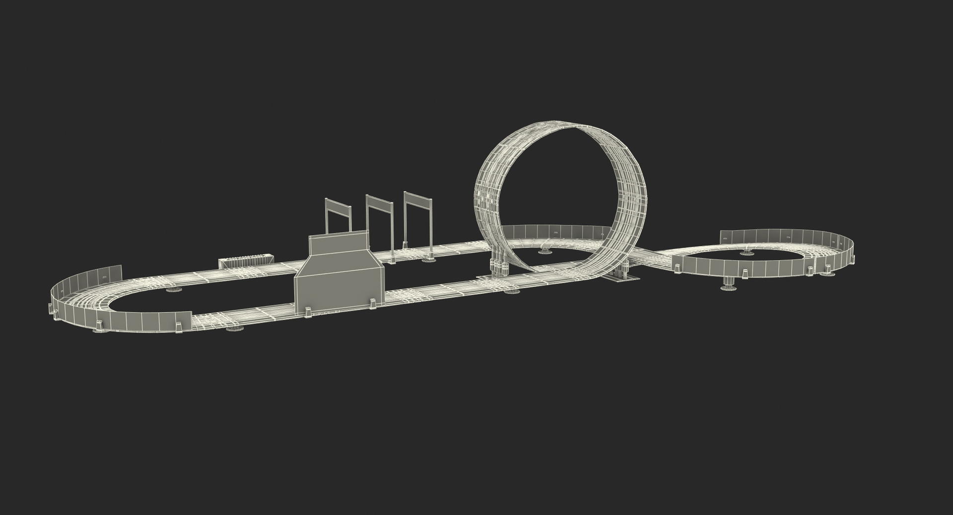 Toy Racing Car Track Model - TurboSquid 1298175