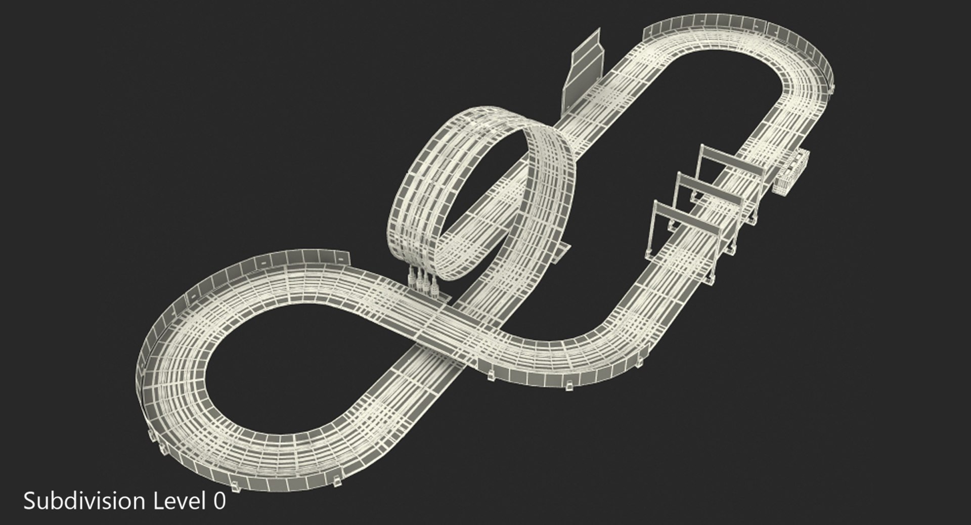 Toy racing car track model - TurboSquid 1298175