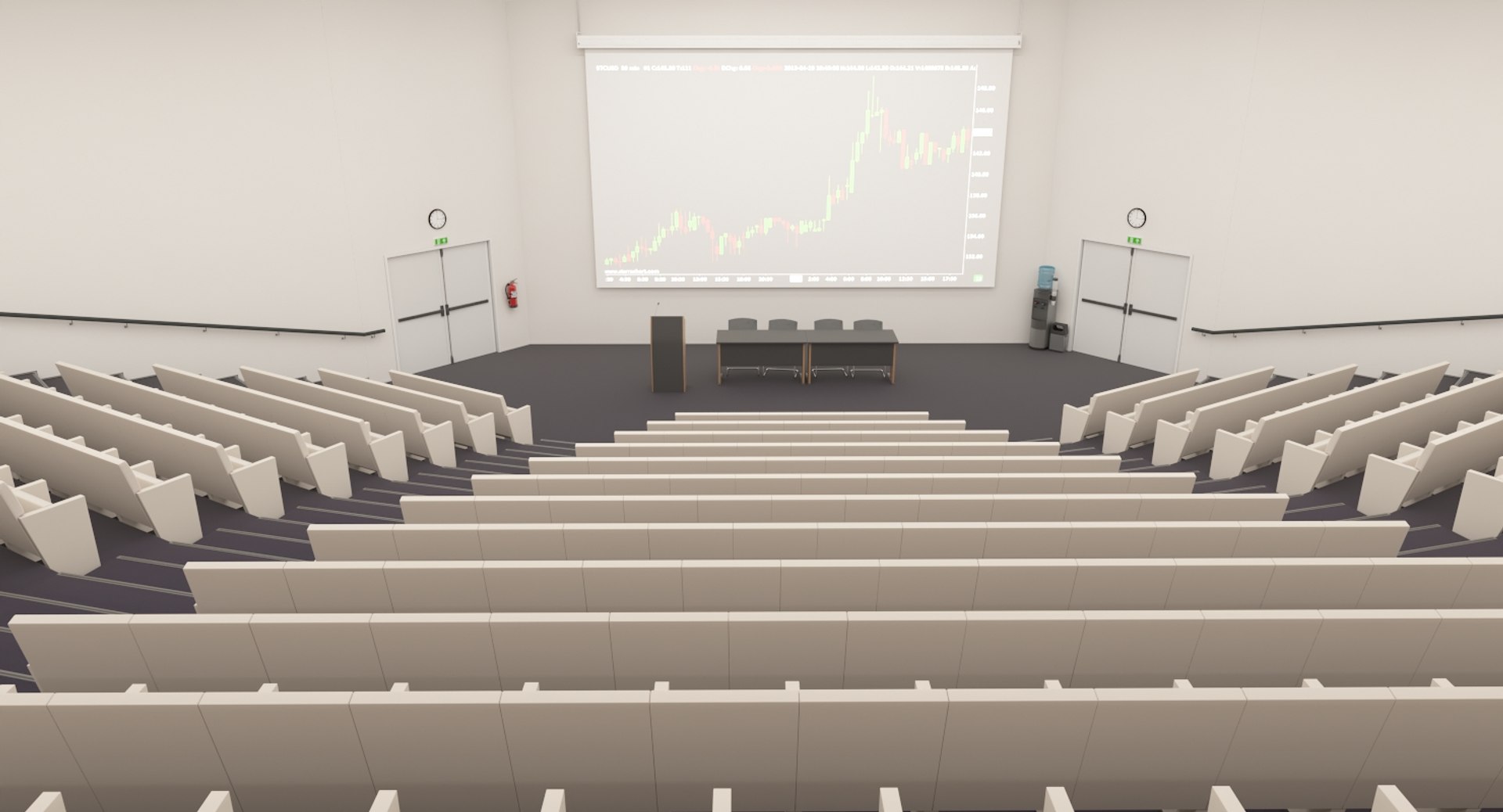 3D Lecture Hall Model - TurboSquid 1318327