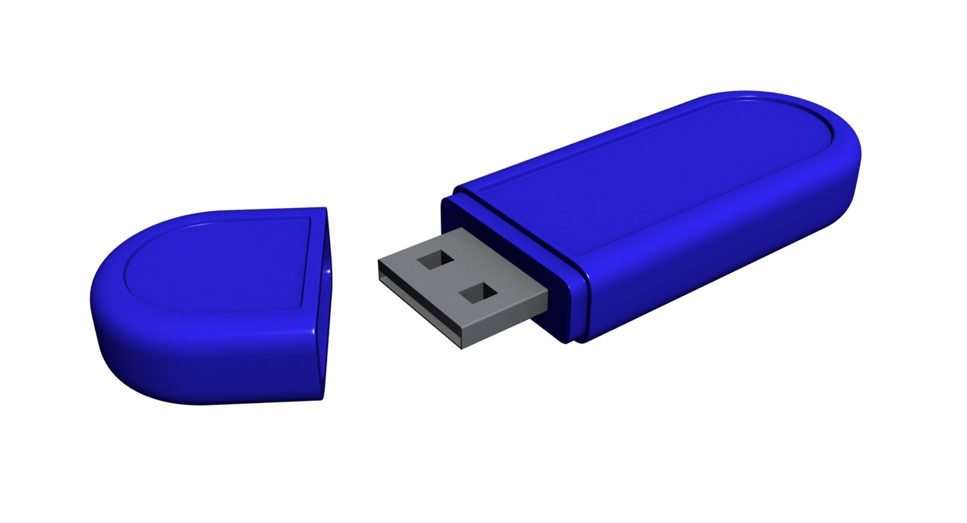 3d usb flash drive model