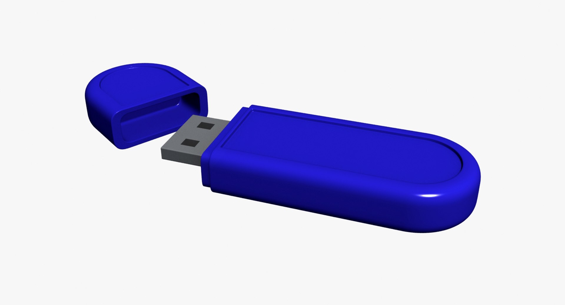3d usb flash drive model